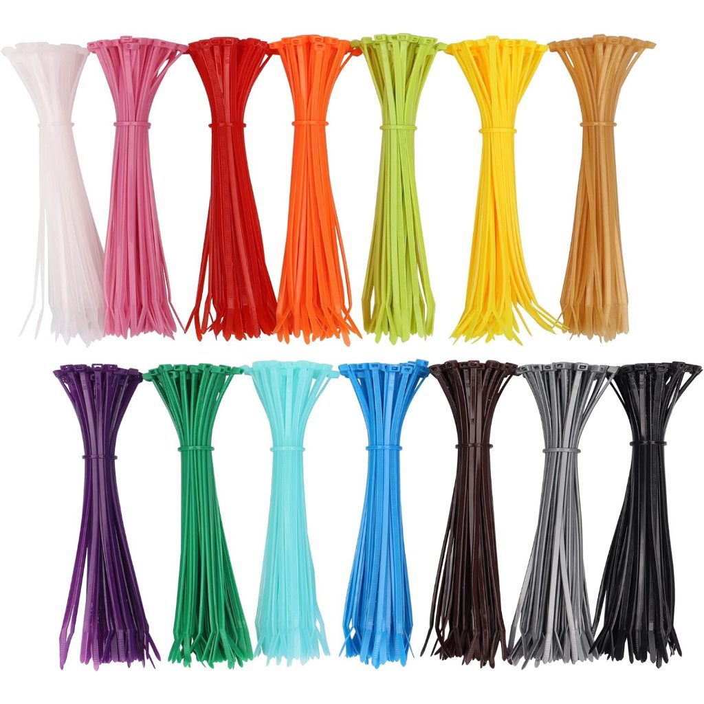 1400pcs Zip Wire Ties Small Colored 4 Inch Cable Zip Ties with Cable ...