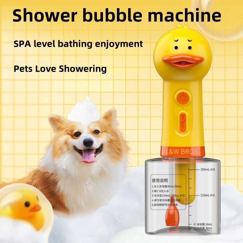 Pet Bathing Bath Foam Foamer Automatic Foam Machine for Cat and Dog ...