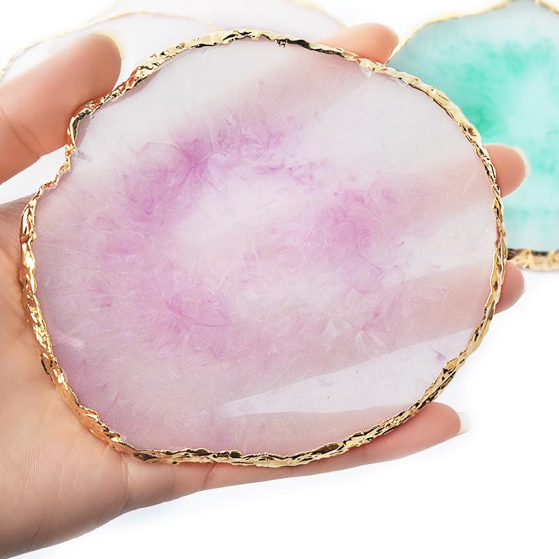 Resin Stone Nail Art Palette Mixing Plate Drawing Painting Color ...