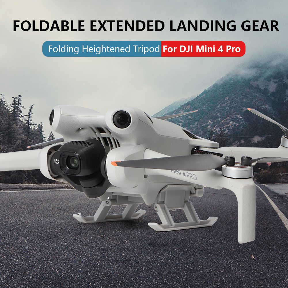 Foldable Landing Gear For DJI Mini 4 Pro Expanded Bracket Prevent ...