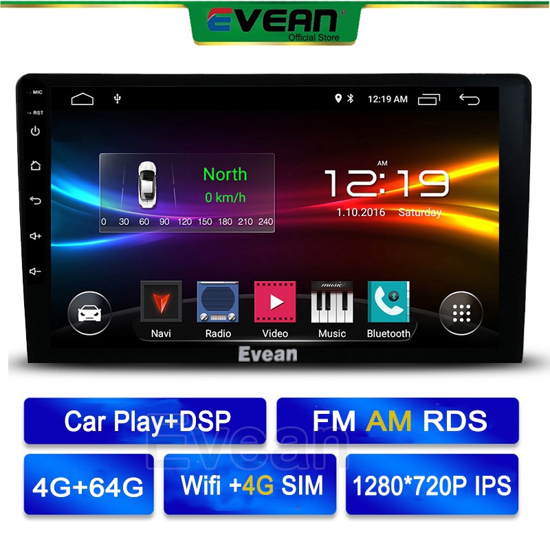 TS18 Octa Core Car Radio Bluetooth 2Din Android Player IPS Screen ...