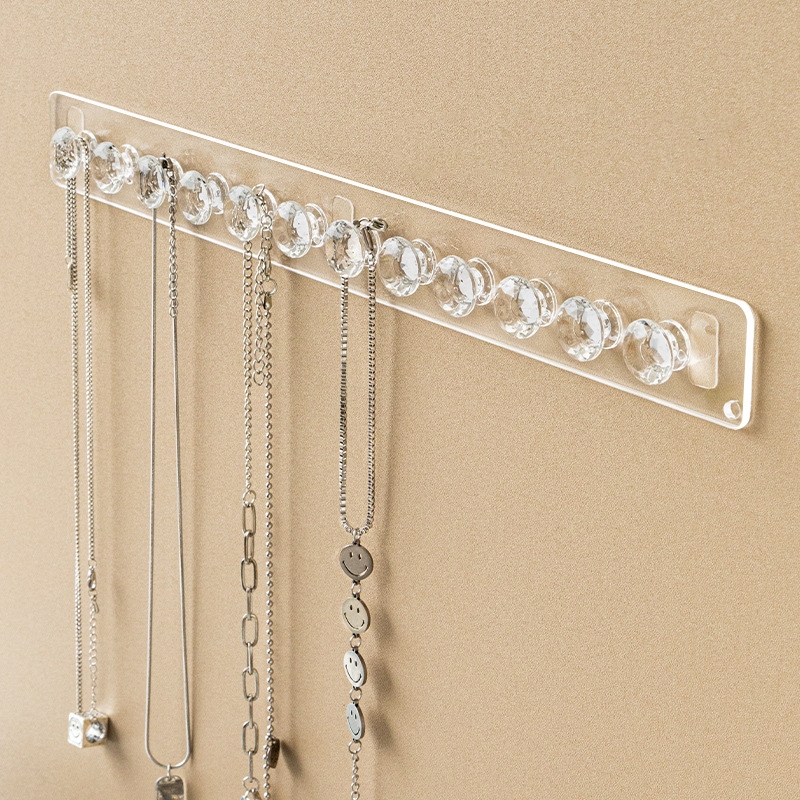 Necklace Hangers Acrylic Necklaces Holder Wall Mounted Jewelry ...