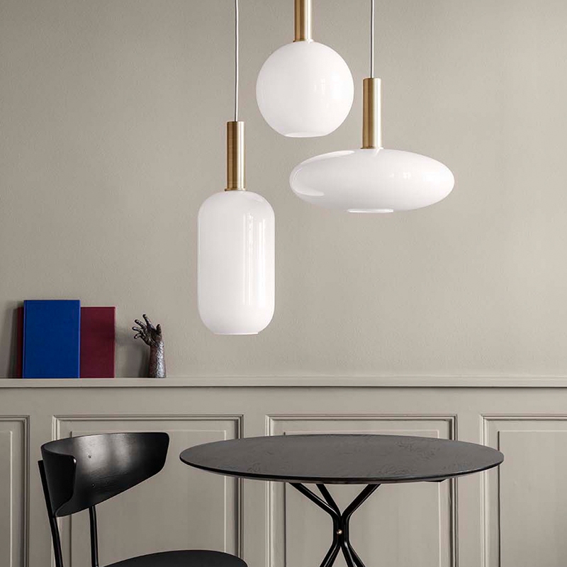 Nordic Glass Chandelier Modern Simple Dining Light Pendant Light ...