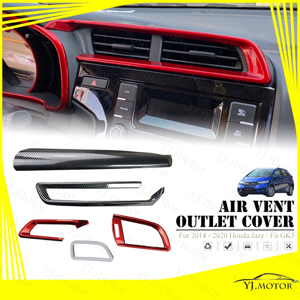 For 2014 - 2020 Honda Jazz GK5 Dashboard Air Outlets Cover Trim Honda ...