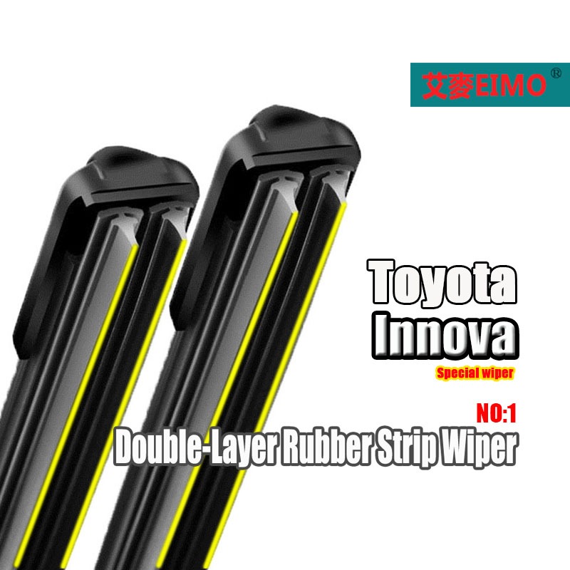 Toyota Innova Wiper Blade Set (Front+Rear 3pcs) for INOVA Car Window ...