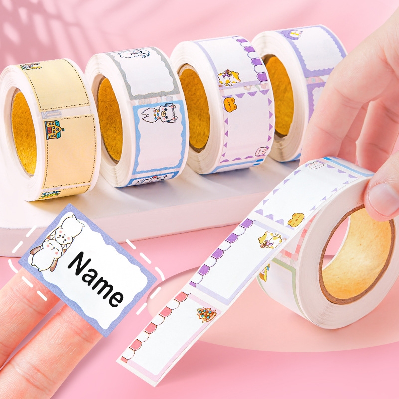 Cartoon Cartoon Name Sticker 350 Sticker Self-Adhesive Handwritten ...