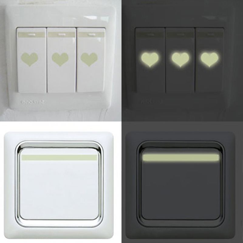 Switch Panel Button Glow Sticker Luminous Indicating Strip Night-glow ...