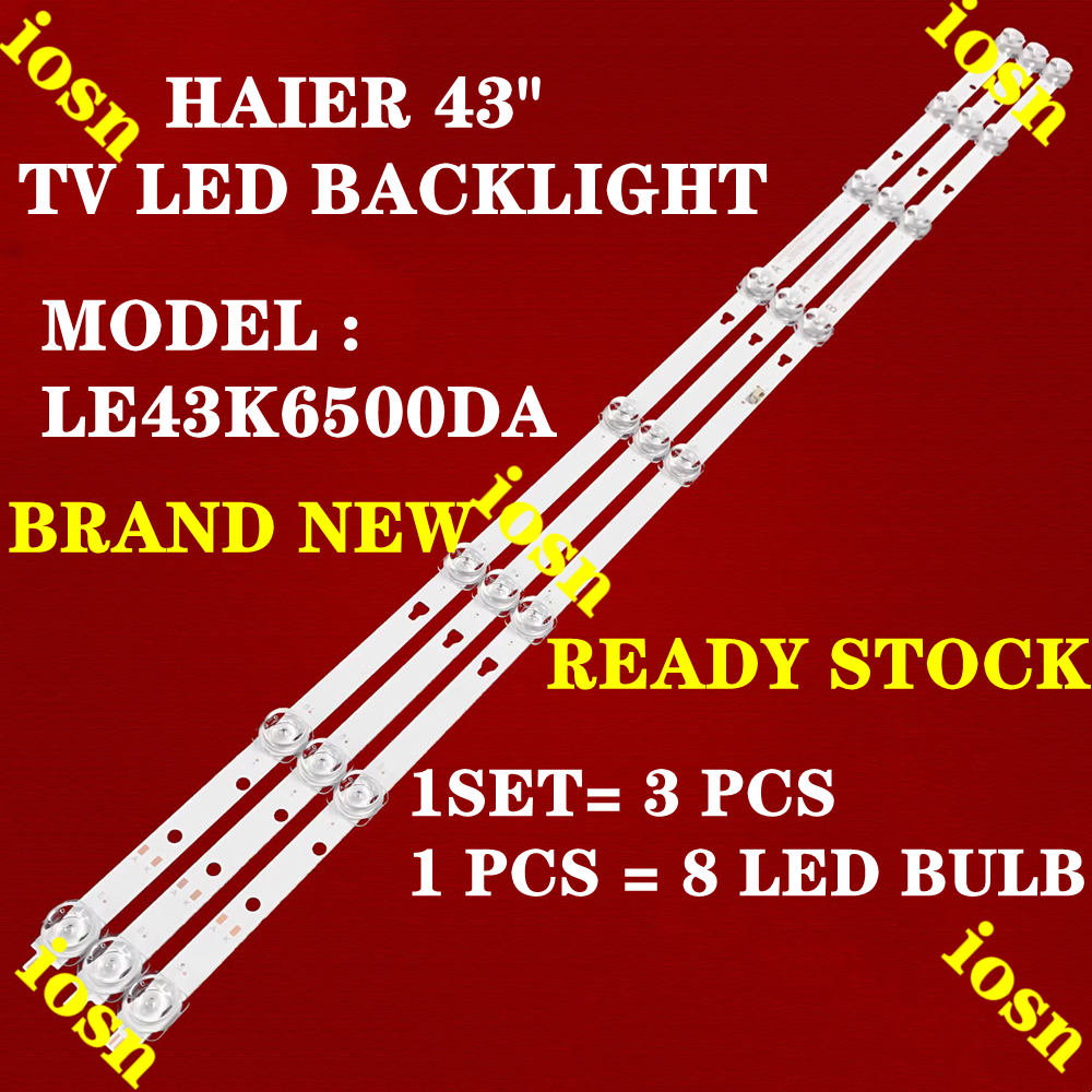 LE43K6500DA HAIER 43 INCH LED TV BACKLIGHT ( LAMP TV ) LE43K6500 ...