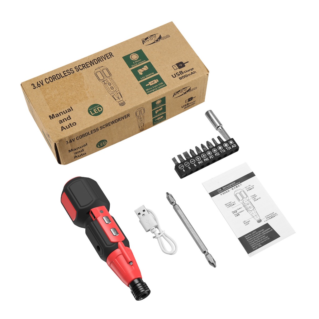 ORIA Precision Electric Screwdriver Set Cordless Magnetic Bits Driver ...