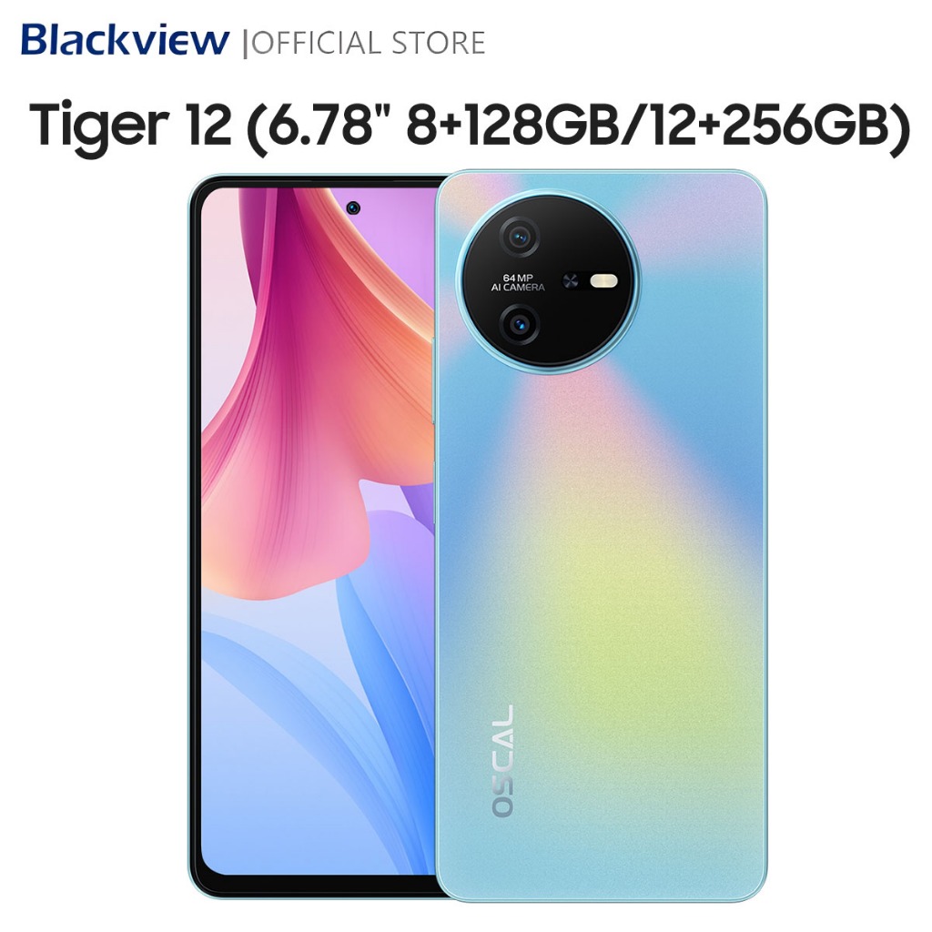 Blackview Oscal Tiger 12 6.78" 120Hz Display 8+128GB 12+256GB Helio G99 ...