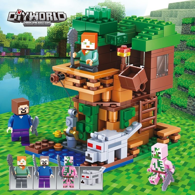 Minecraft Assembly Blocks Series Children's Educational Toys With Mini ...