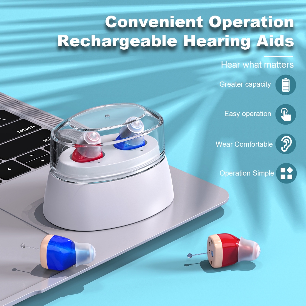 Invisible hearing aids rechargeable for seniors original hearing aids ...