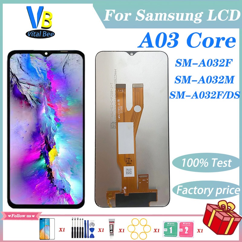 For Samsung Galaxy A03 Core LCD Display Touch Screen Digitizer Assembly SM-A032F SM-A032F/DS SM ...