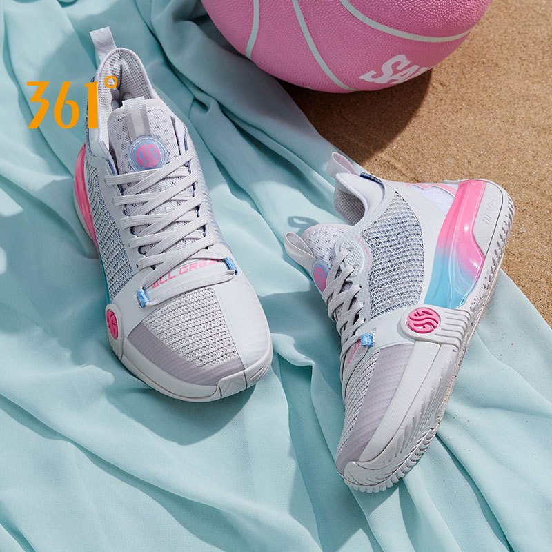 361 Degrees Zen 3 MOD Basketball Shoes Women Mid-Top Support Rebound ...