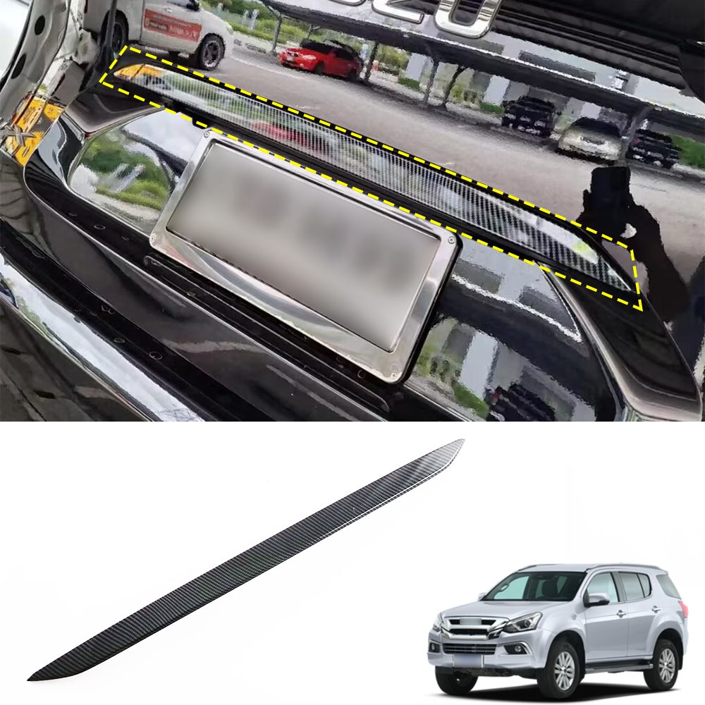 Auto parts For Isuzu MUX 2023 tailgate trim strip ABS trunk door ...