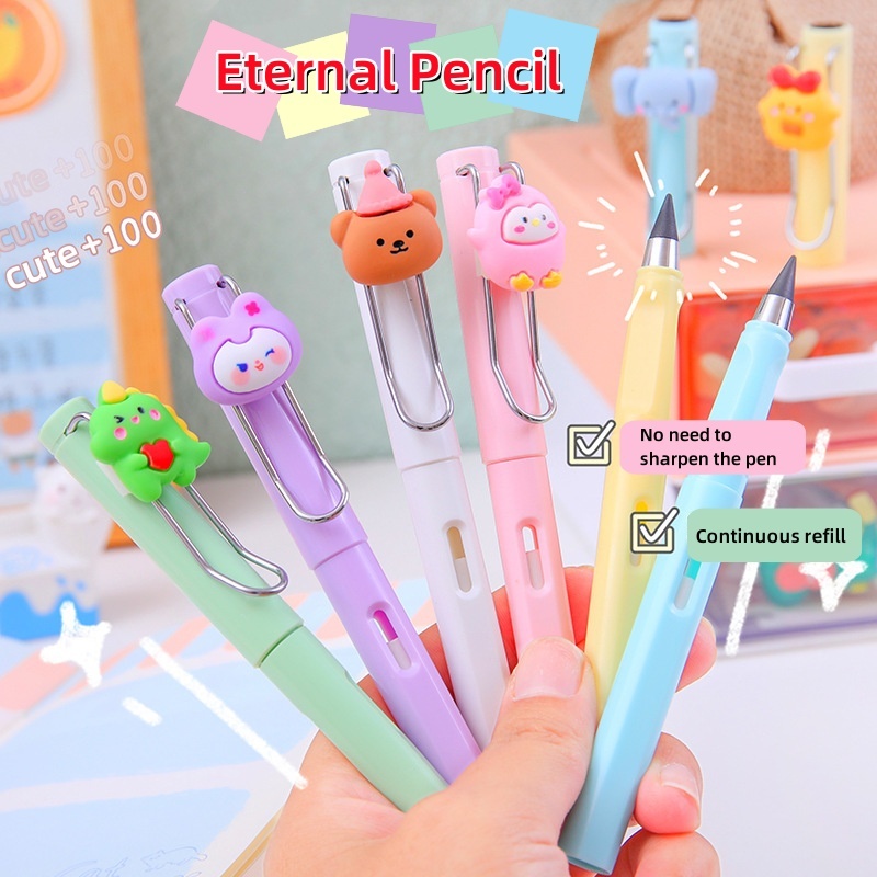 No Sharpen Eternal Pencil Positive Posture Students Not Easy Break Lead ...