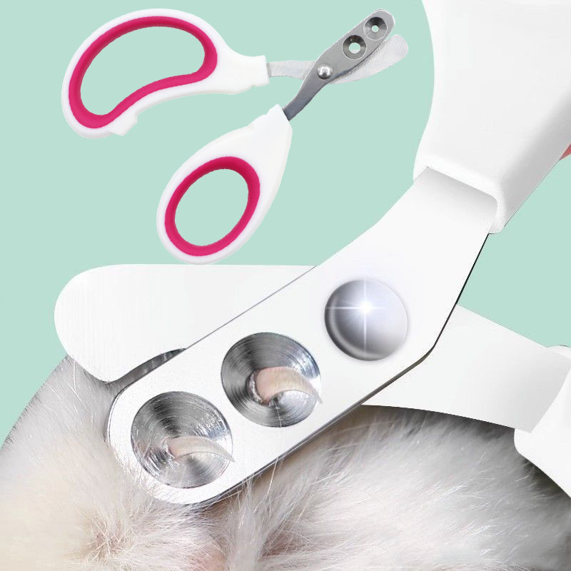 Pet Dog Cat Nail Cutter With Hole Pet Nail Scissors Nail Clipper Rabbit ...