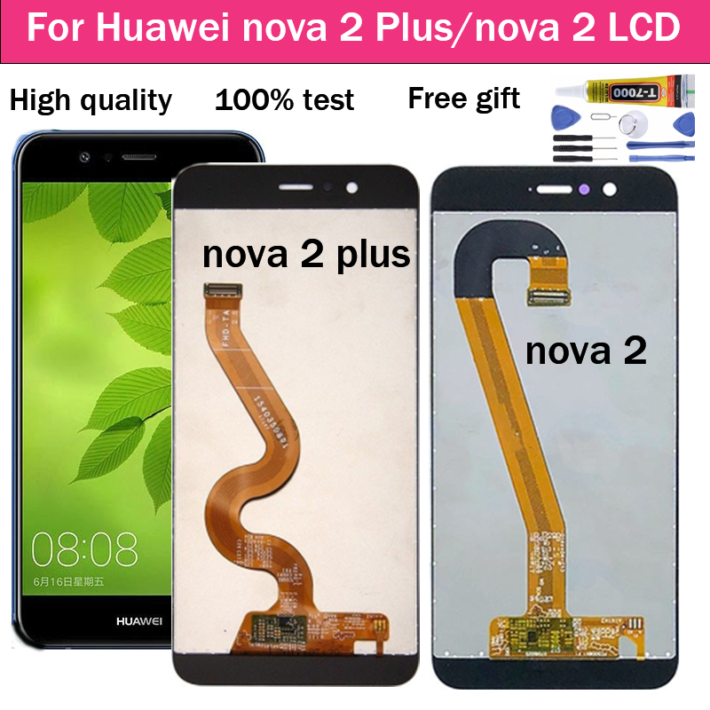 Huawei Nova 2/Nova 2 Plus BAC-L21 BAC-L23 BAC-L03 LCD Display + Touch Screen Digitizer Assembly ...