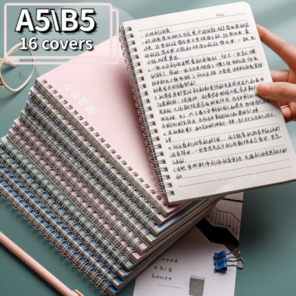 A5\B5 Ring Notebook 60Sheets School Supplies Spring Notebook Binder ...