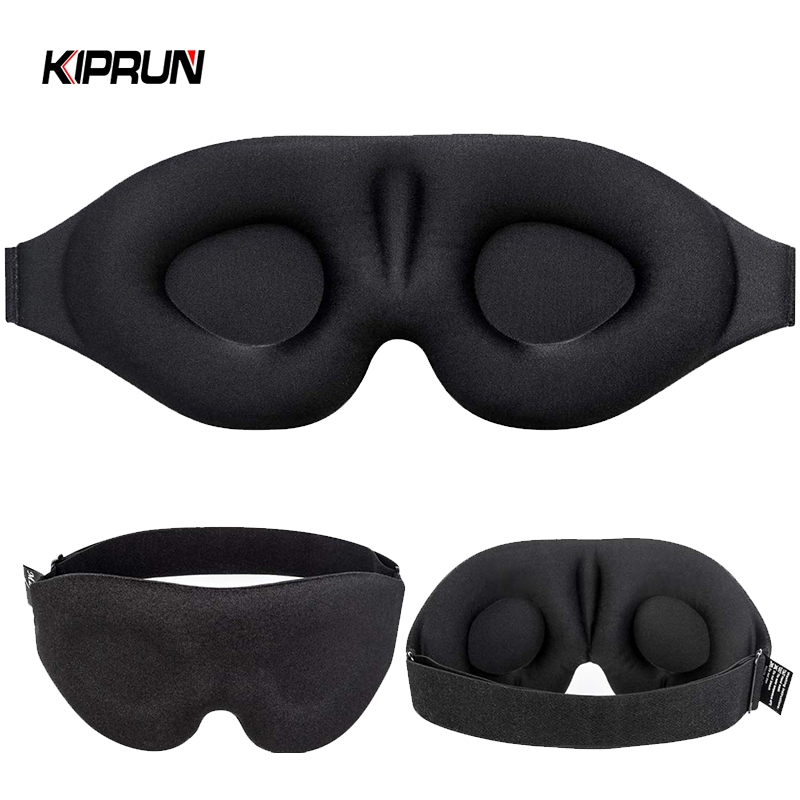 KIPRUN Eye Mask for Sleeping 3D Contoured Cup Blindfold Concave Molded ...