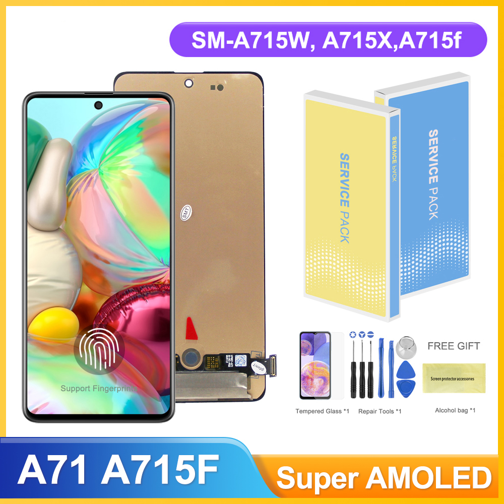Super AMOLED For Samsung Galaxy A71 4G LCD With Frame Display For ...