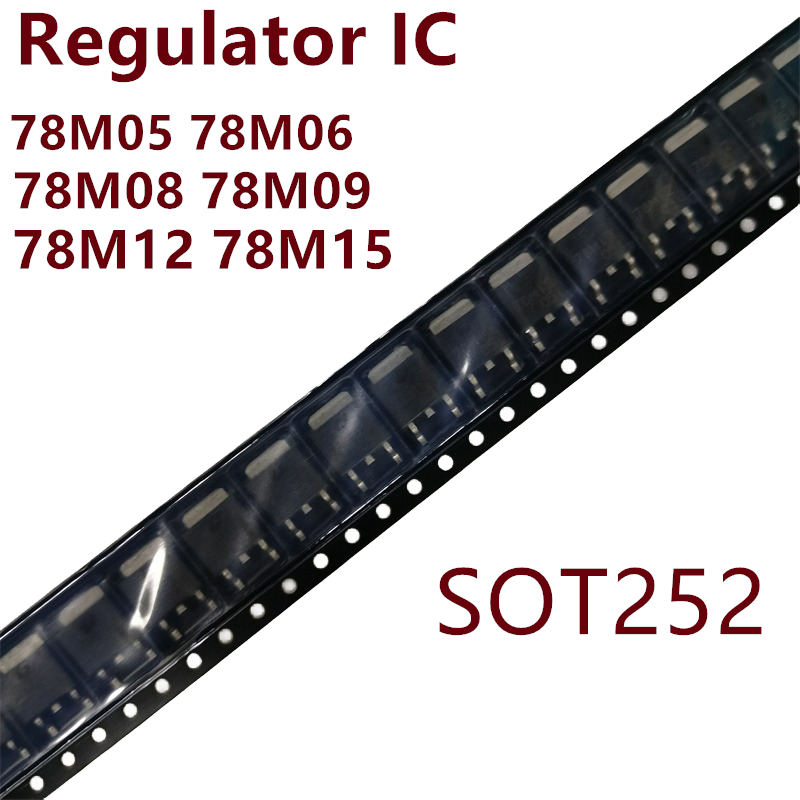 20PCS 78M05 78M06 78M08 78M09 78M12 78M15 TO-252 Voltage Regulator IC ...