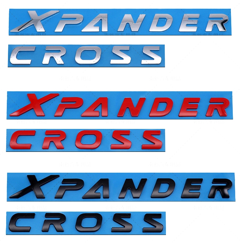 3D ABS XPANDER CROSS Letter Logo Car Emblem Badge For Mitsubishi ...