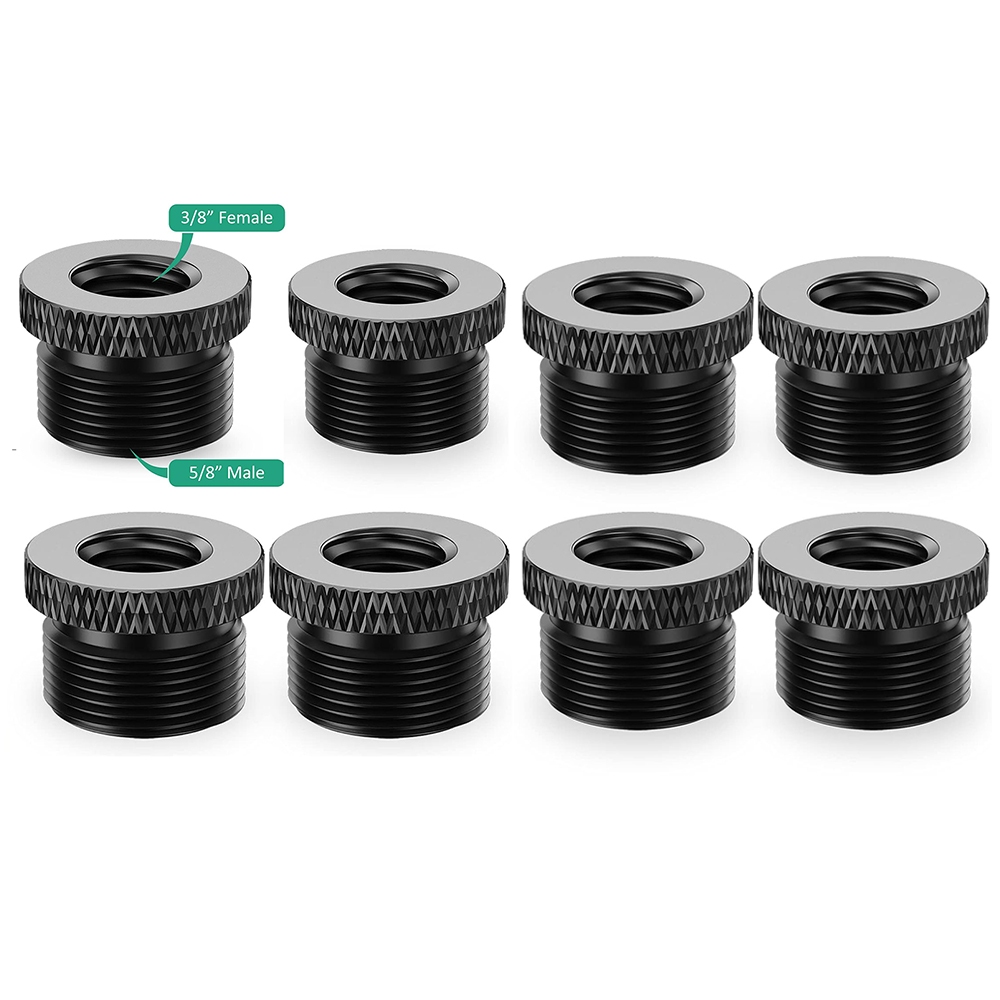 Mic Screw Adapter 3/8 Female to 5/8 Male, Metal Screw Thread Adapter ...