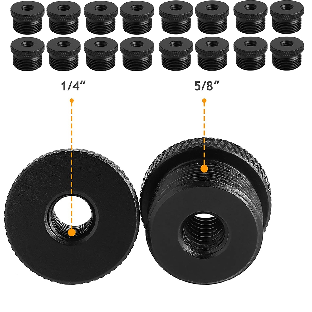 Mic Screw Adapter 5/8 Inch Male to 1/4 Inch Female Mic Screw Adapter ...