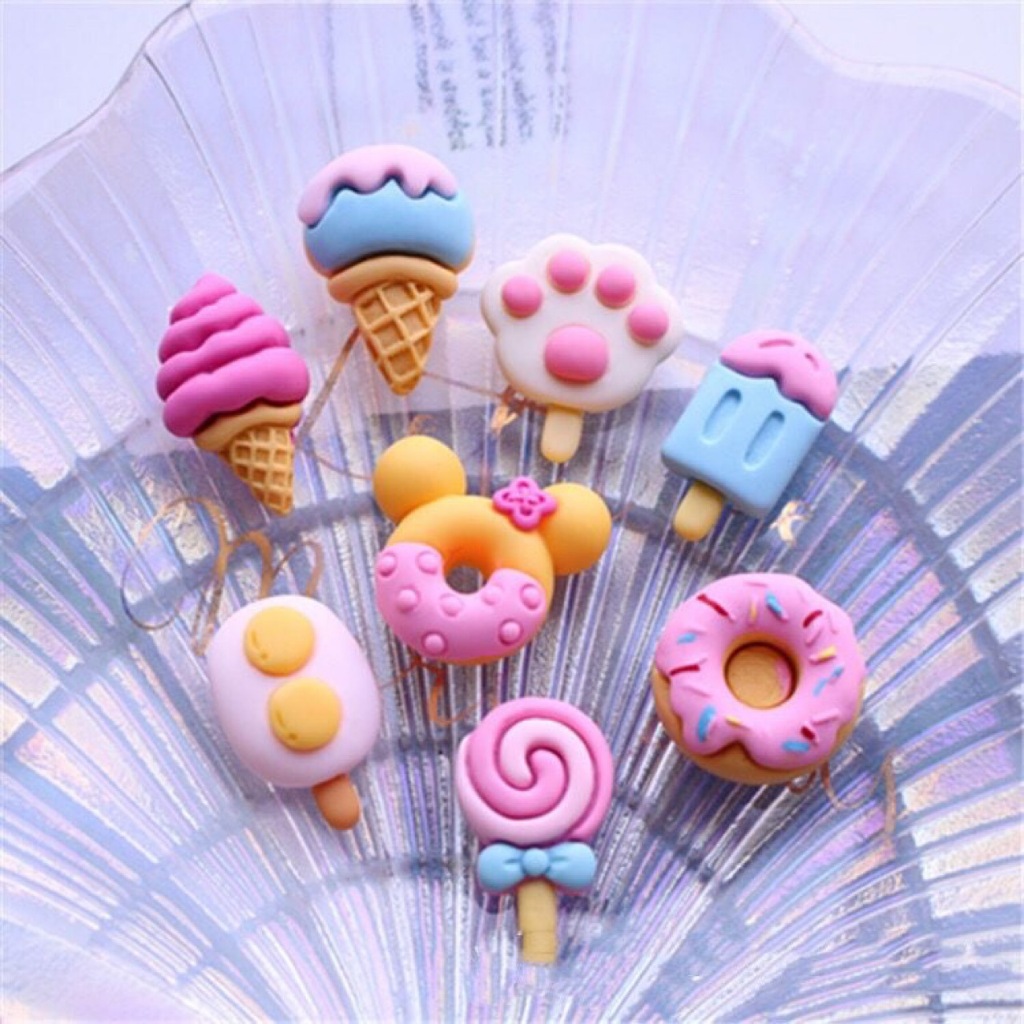 8pcs/set Ice Cream Lollipop Fridge Magnet Pink Cute Mini Magnets for ...