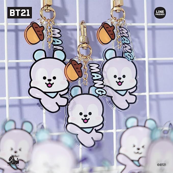 Kpop Idol Bts J-hope Design Inside Mang Acrylic Keychain Cute Cartoon ...