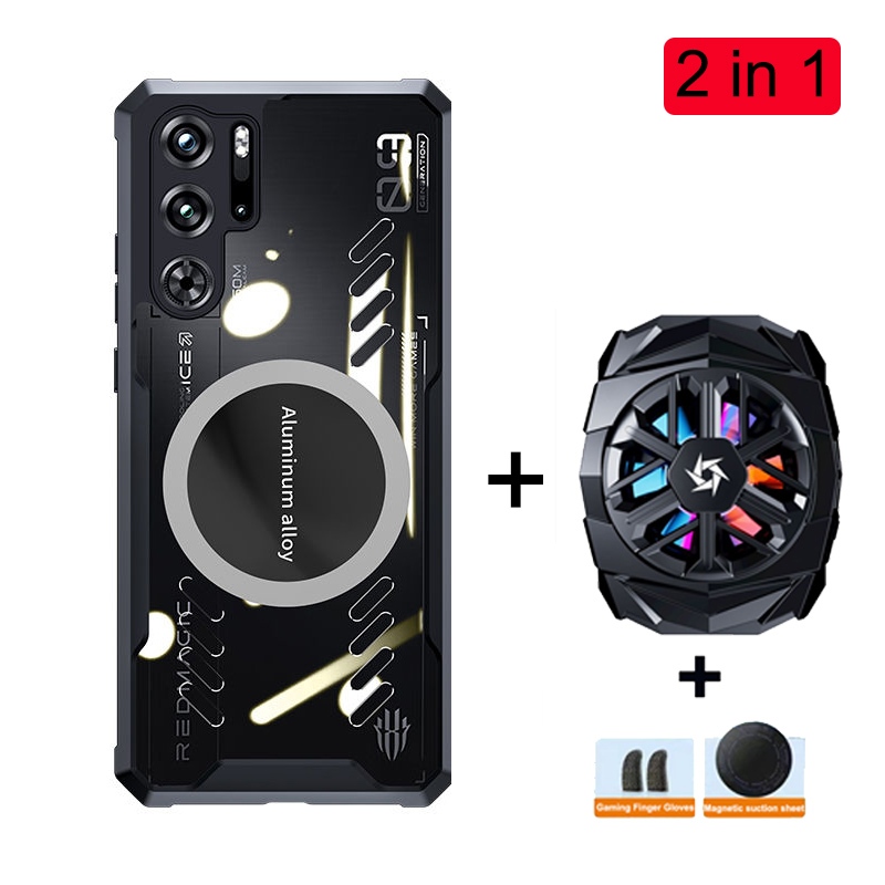 For Nubia Red Magic 9 Pro Case Red Magic 9 Pro+ 5G Aluminum Alloy Heat ...
