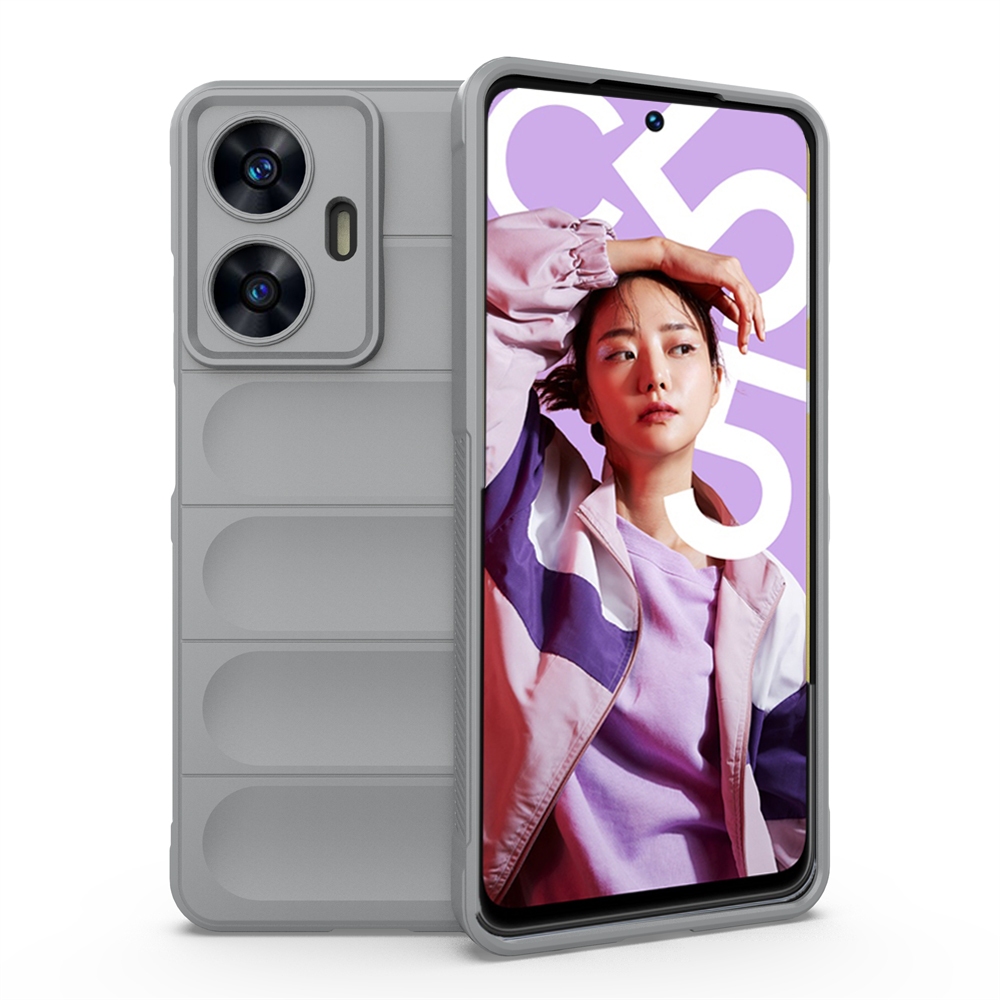 Lenuo Solid Color Silicone Soft Phone Case For Realme Note 50 C67 C51 C53 C55 C35 Narzo N55 N53 ...