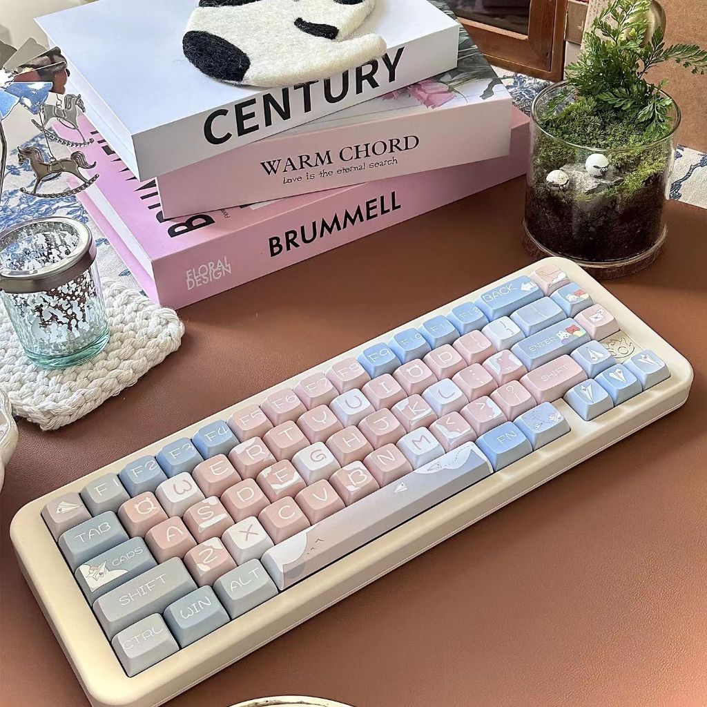 【Keycap Only】Paper Airplane Theme Keycap 127 Keys XDA Profile PBT Five ...