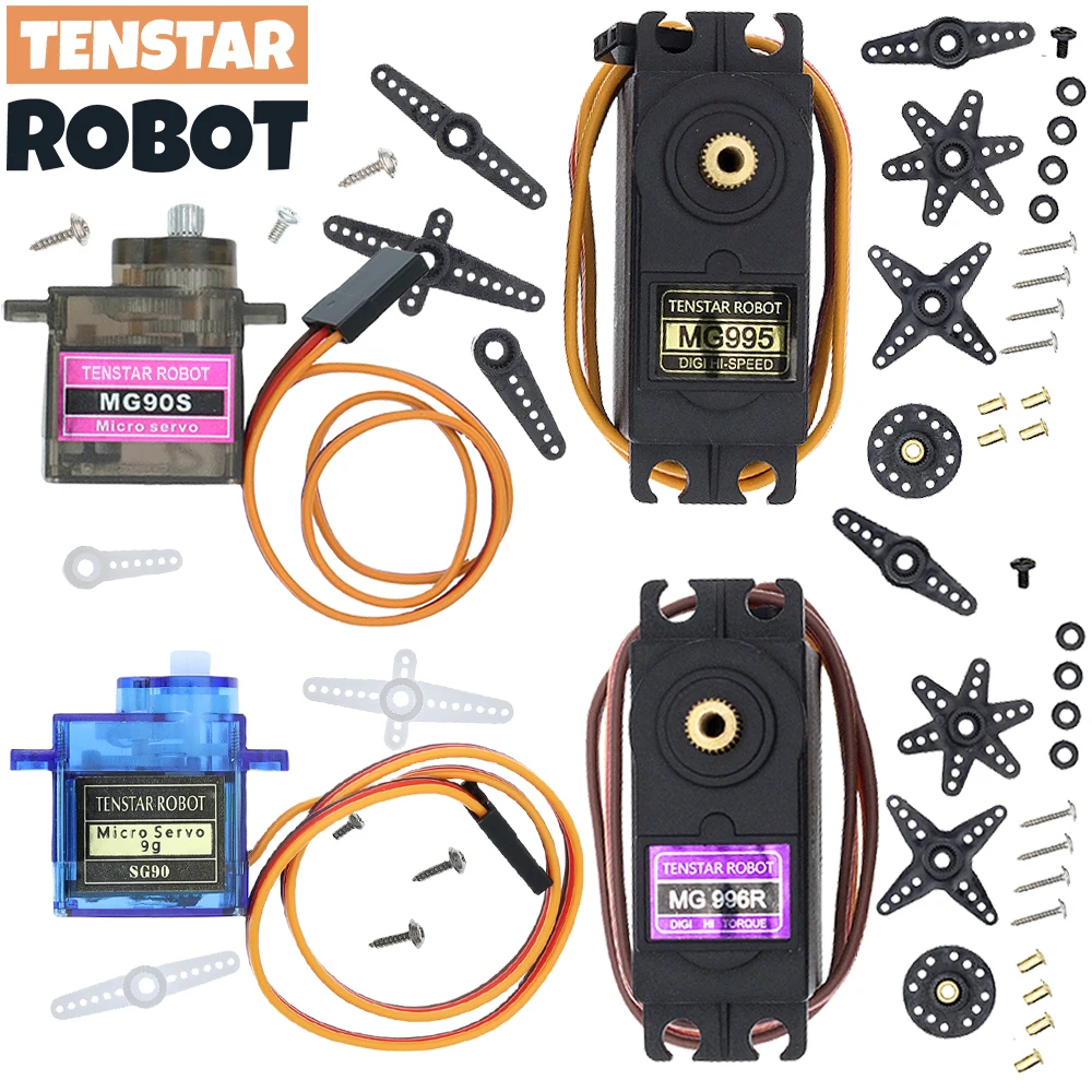 SG90 MG90S MG995 MG996 Micro Servo 180° 9G Metal Gear for RC Planes ...