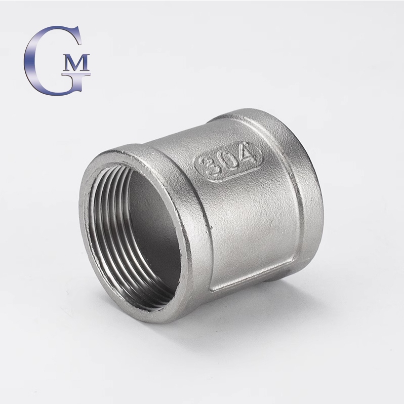 DN40, DN50 304 Socket Banded Pipe Fittings Female Threaded Coupling ...