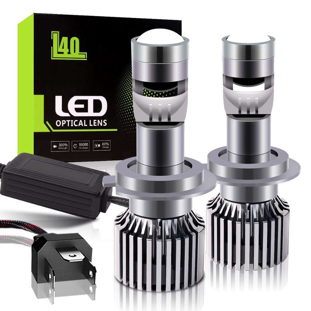 2 Pieces H4 H7 H11 H8 LHD LRD LED Headlight Mini Lens Projector 9005 9006 HB3 HB4 Auto Low Beam ...