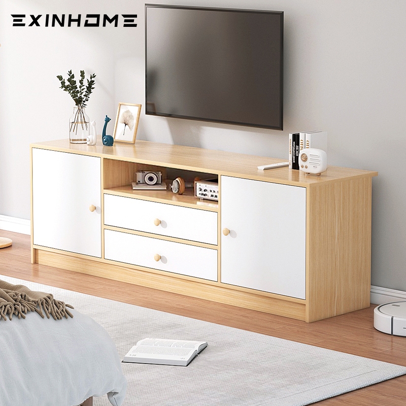 EXINHOME TV cabinet modern simple combination small apartment Nordic ...