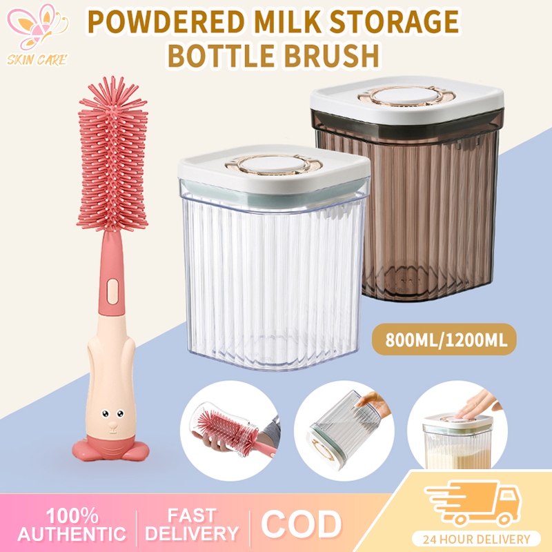 Baby milk powder storage box 1200ml Tight Milk Powder Container Milk ...