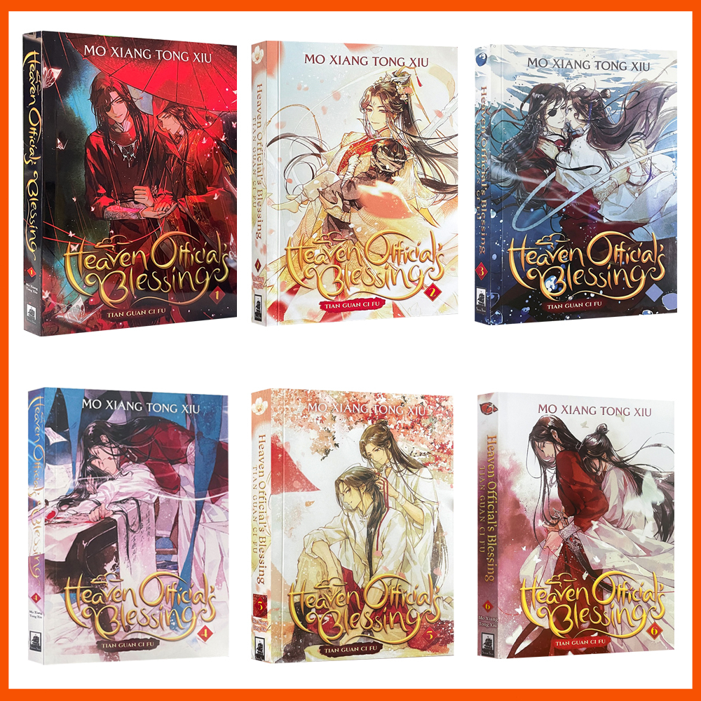 Heaven Officials Blessing Vol.1-8 Tian Guan Ci Fu By Mo Xiang Tong Xiu ( Paperback) | Shopee ...