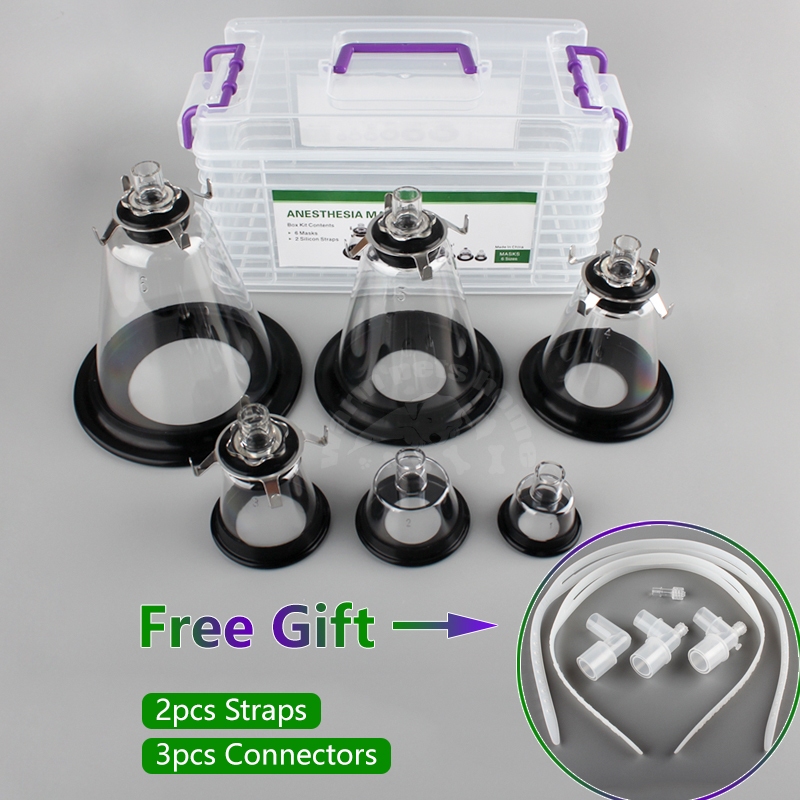 Veterinary Anesthesia Mask, Animal Dog Cat Mask, Manual Resuscitator ...
