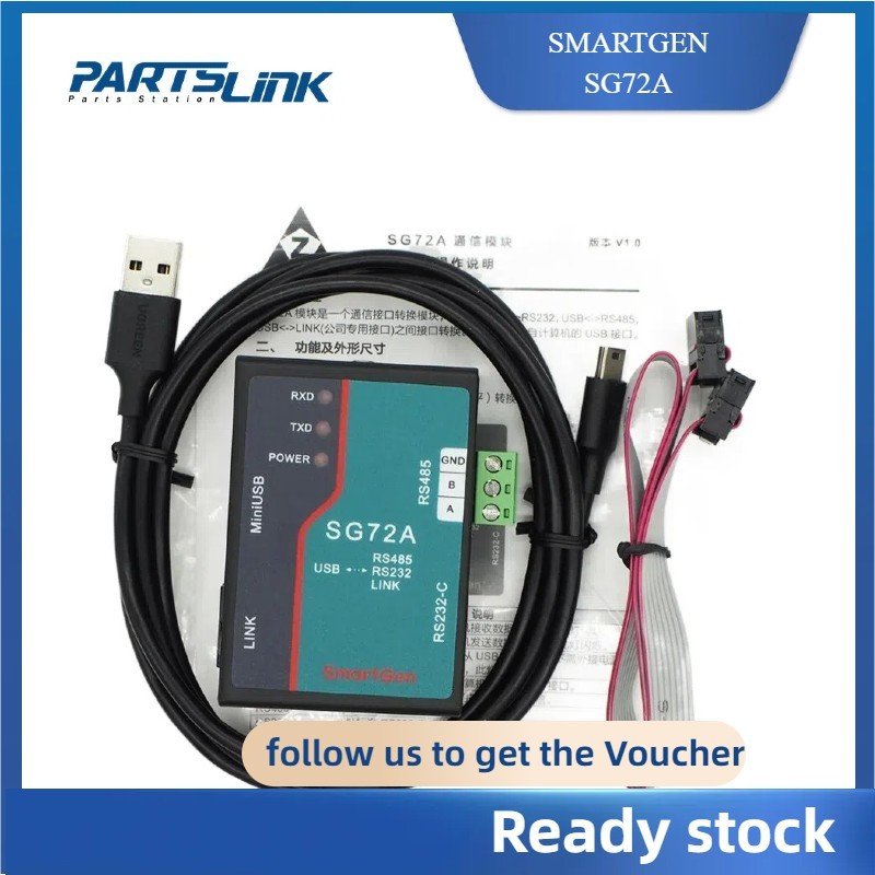 Original SmartGen SG72A Diesel Generator Controller USB RS232 RS485 Communication Port ...