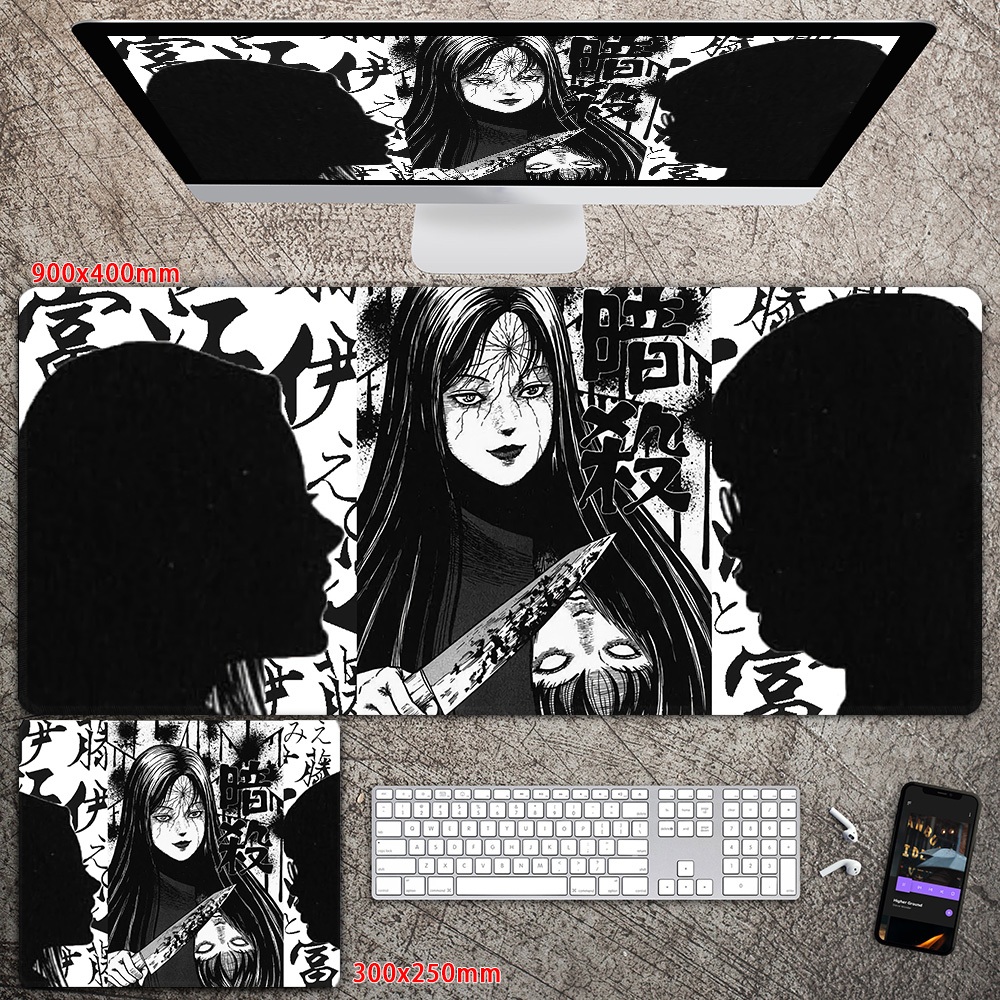 Anime Horror Comic Mouse pad Extended 900x400mm Waterproof Non-Slip ...