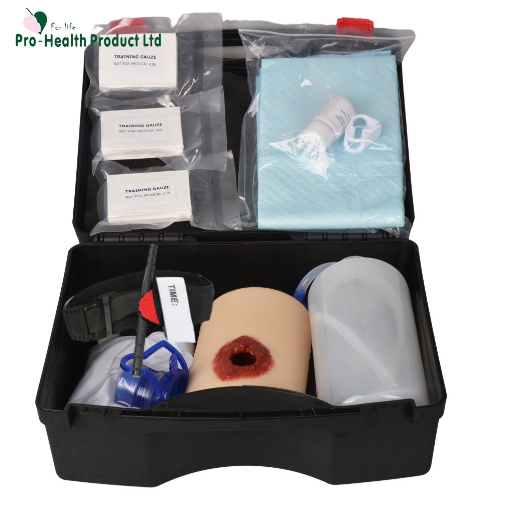 Tourniquet Wound Packing Bleed Control Training Model Kit for First Aid ...