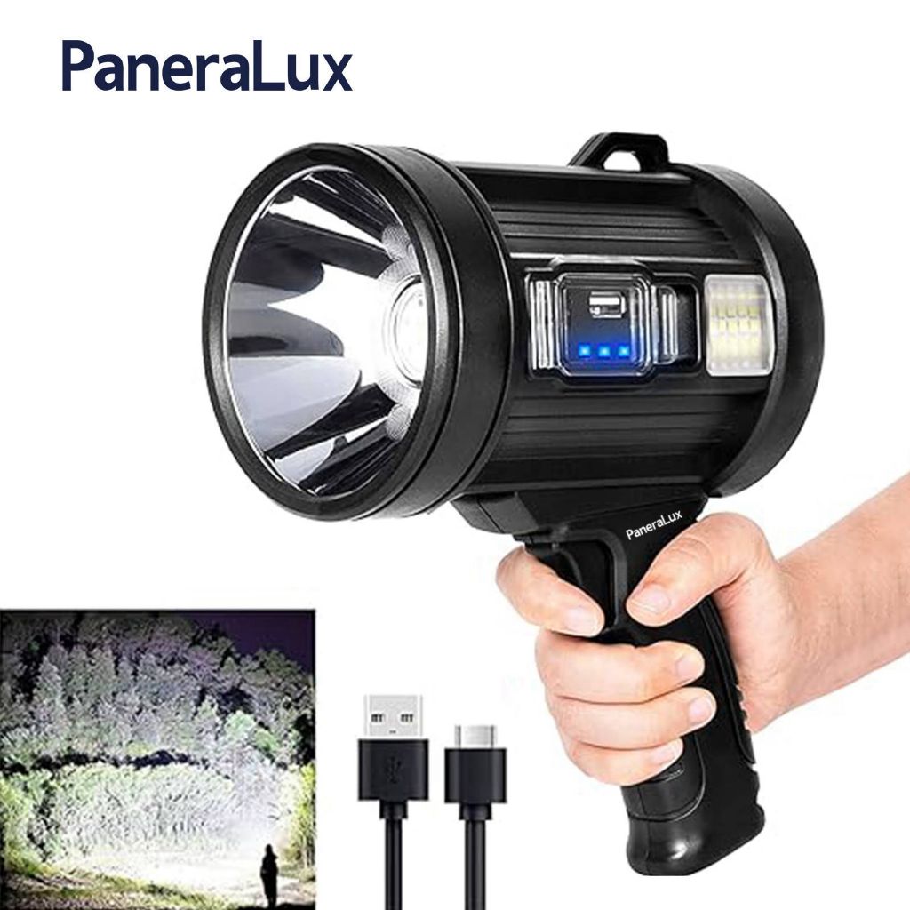 PaneraLux Rechargeable Spotlight, 200000 Lumens Led Spot Lights ...