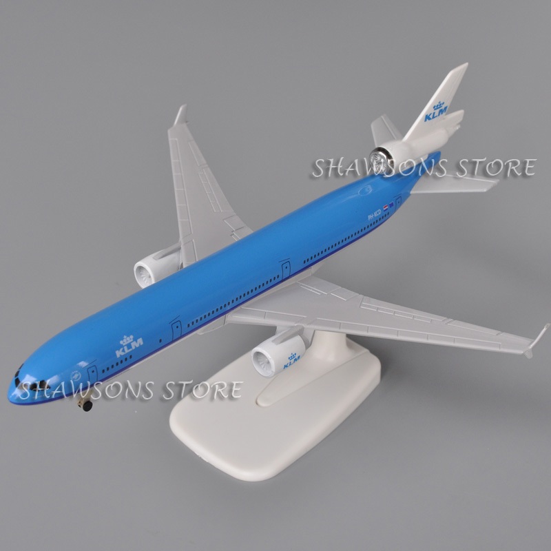 1:300 Scale Diecast Metal Model Plane Toy MD-11 KLM Royal Dutch ...