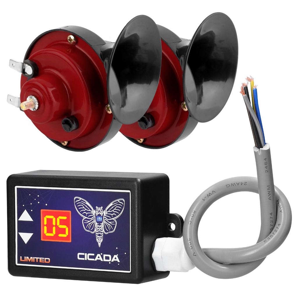 [2025 NEW] 12 V Universal Double Tone Horn Car Motorcycle Air Horn Loud ...