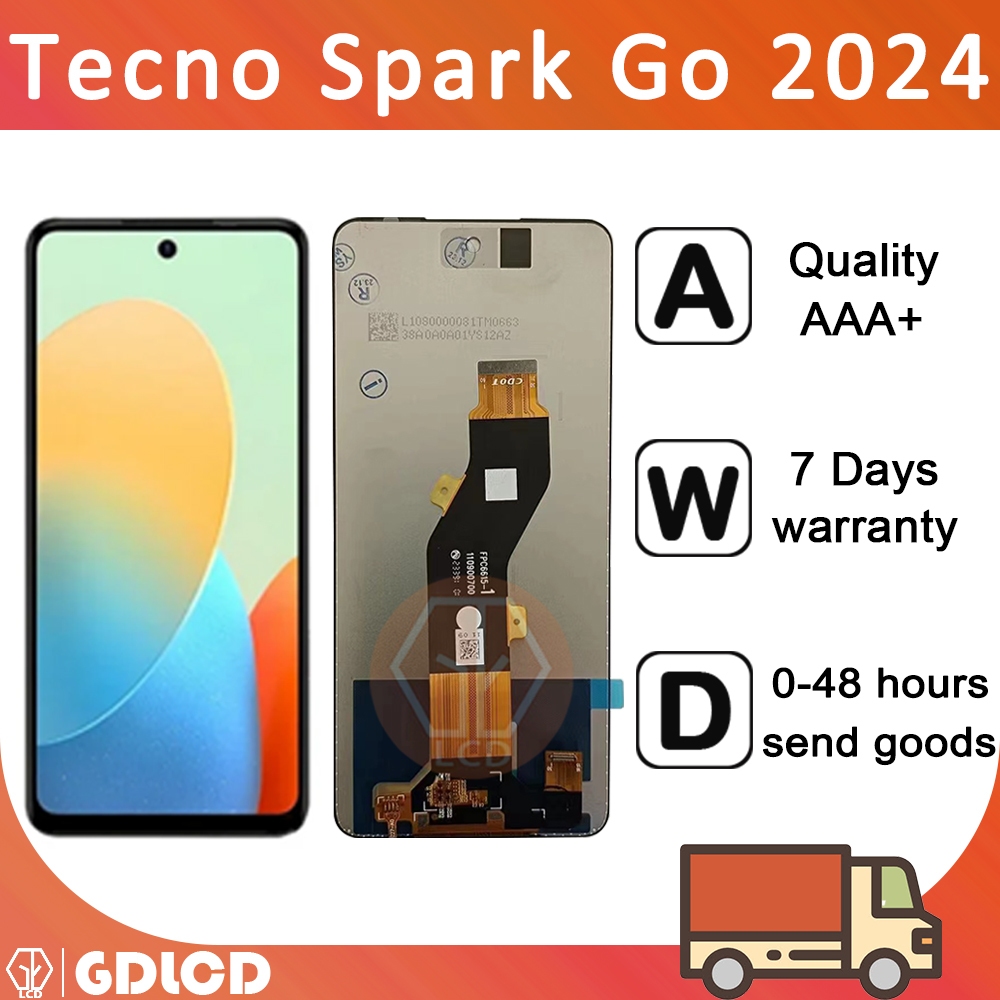 For Tecno Spark Go 2024 BG6 LCD Display Touch Screen Digitizer Assembly Replacement | Shopee ...