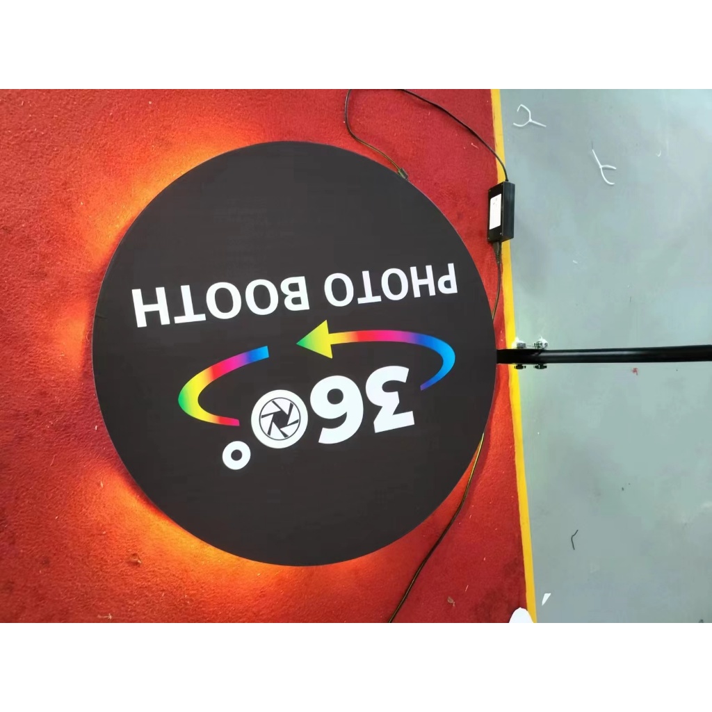 safety design photbooth photoboot rotating 68 cm 360 photoboth platform ...