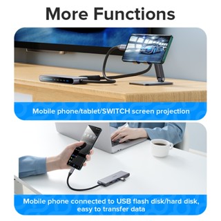 llano 5 in 1 Docking Station USB-C to USB/Type-C 3.2 HDMI 4K 60HZ PD ...